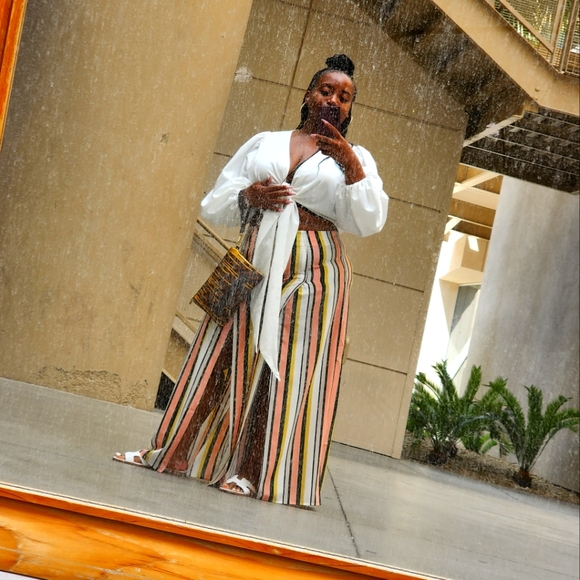 SHEIN | Pants & Jumpsuits | Thigh Split Pants | Poshmark
